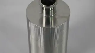Sintered Stainless Steel Filter Cartridge 304 316L Custom Threaded Metal Filter Element