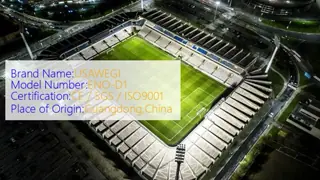 Durable 50mm Artificial Football Turf for Soccer Pitches