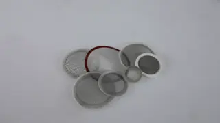 Stainless Steel Filter Disc With Rubber Seal Ring