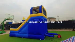 Blue Yellow Bouncy Castle
