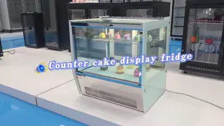Professional Curved Countertop Cake Display