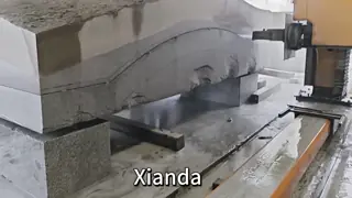 Industrial Gantry Movable Diamond Wire Saw Cutting Machine for Granite Block Fabrication