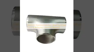 Durable 304 316L Stainless Steel Butt Weld Tee Fittings