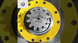 R80 Swing Motor Gearbox Metallic Gray Excavator Final Drive Excavator Parts