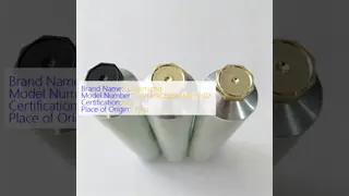 Premium D30mm Gold Aluminum Cosmetic Packaging