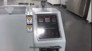 Subsea pipeline connector salt spray chambers, reliability test of deep-sea pipes against high-salt