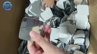 Waterproof self adhesive back PC mirror mirror