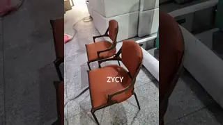 Luxury Retro Leather Dining Chairs for High End Restaurants