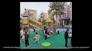 commercial playground slides
children's playground slide
kindergarten outdoor play equipment