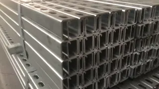 Heavy Duty Slotted Strut Channel for HVAC Support