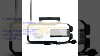 Best Emergency Solar Radio for Power Outages and Camping