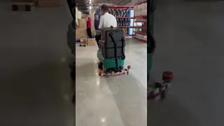 Efficient Ride On Floor Scrubber for Large Commercial Spaces