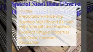 17 7PH Stainless Steel Round Bar High Strength Solution