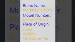 Flame Retardant Modacrylic Fabric Ultimate Safety Textile