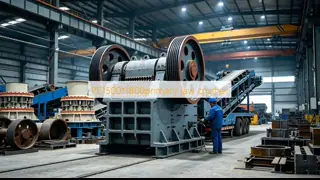 PE1200 1500 Jaw Crusher High Efficiency Rock Processing