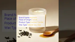 Roasted Tea Scented Soy Candle for a Cozy Home