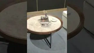 Modern Luxury Marble Coffee Table for Small Living Rooms