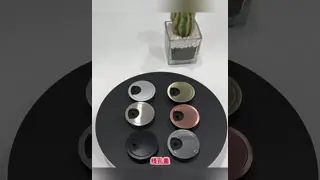 Round Shape Cable Hole Table Wire Cover Box Zinc Alloy Furniture Office Computer Desk Wire Cable Gro