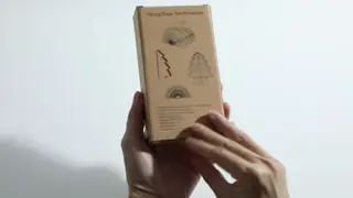 Portable Wood Mushroom Lamp Rechargeable Folding Night Light