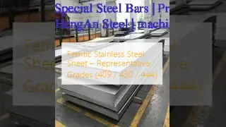 Ferritic Stainless Steel Sheets 409 430 444 Quality