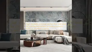 Durable Marble Look Porcelain Kitchen Floor Tiles