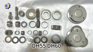 DH55 DH60 Motor Gearbox Assembly Planetary Gear Sun Tooth Bearing Gasket