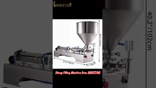 Efficient Honey and Cream Filling Machine Anti Drip