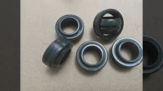 For Series GE17ES-2RS Radial Spherical Plain Bearing Grease Chrome Steel P5 Precision 17*30*14*10