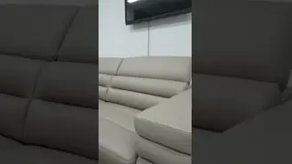 Luxury Design Modern Power Recliner Sofa Thickened Frame With Silent Motor System