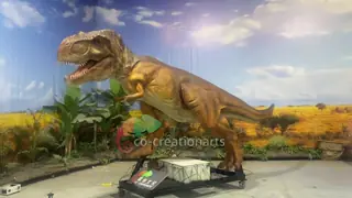 Ultra Realistic Animatronic T Rex for Theme Parks