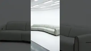 Leather Or Fabric Sectional Recliner Sofa Ergonomic Design Corner Couch With Recliner