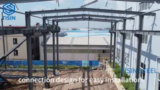 Prefabricated Steel Warehouse Fast Industrial Construction