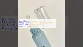 D19mm Transparent PETG Eye Cream Tube Packaging Solution