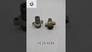Excavator Main Control Valve Cover Drain Pin For YC35 YC85 Hydraulic Distribution Valve Parts