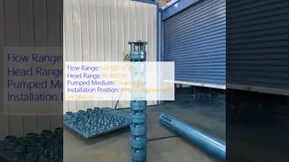 QJ Deep Well Submersible Pump High Efficiency Water Solution