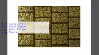 Premium Matte Gold Stainless Steel Decorative Sheets
