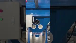 Closed bag breaking dust-free feeding station