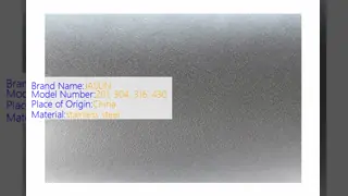 Scratch Resistant Matte Stainless Steel Decorative Panels