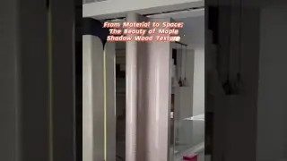 Maple Shadow Wood Texture PVC Decorative Film