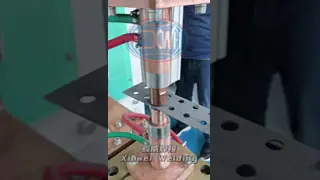 Welding nut to high-strength steel with capacitor discarge welder