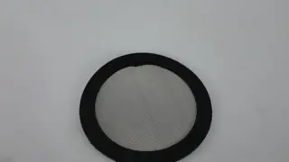 Large Round Stainless Steel Filter Disc With Rubber Wrapped Edge