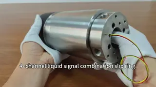 4-channel liquid signal combination slip ring