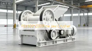 PEX500 1500 Fine Jaw Crusher High Capacity Crushing Solution