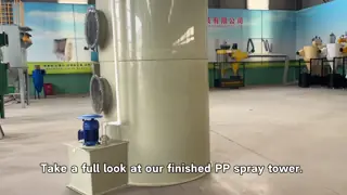 PP Wet Scrubber System Full Machine Video