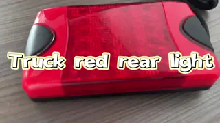 Truck red rear light