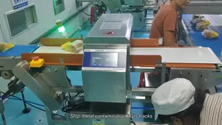 Automatic Food Grade Metal Detector for Production Lines