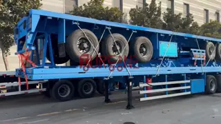 Heavy Duty 3 Axle 40FT Flatbed Trailer for Efficient Logistics