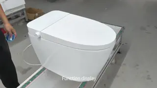 Non-Electric Smart Toilet with Seat Sensor and Manual Bidet Flush