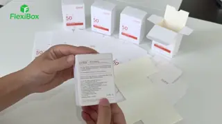 sunscreens are the top choice: embossed texture + spot UV protection white card box.