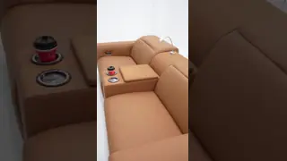 Modern Design Home Cinema Couch Adjustable Headrest Media Room Reclining Sofa
